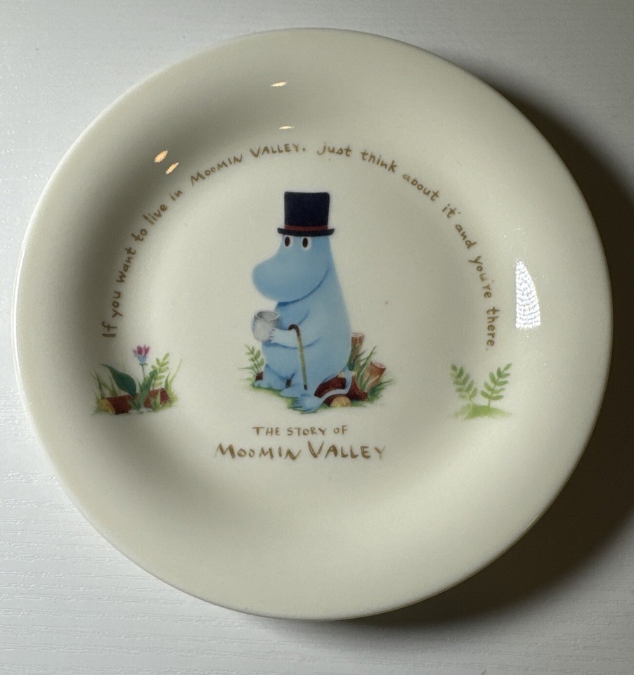 Yamaka The Story of Moomin Valley Vintage 6.5” Plate Japan 1990 | eBay