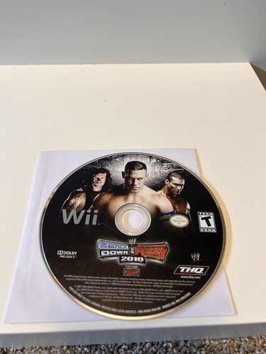 WWE SmackDown vs. Raw 2010 for Nintendo Wii- Disc Only 785138303550| eBay