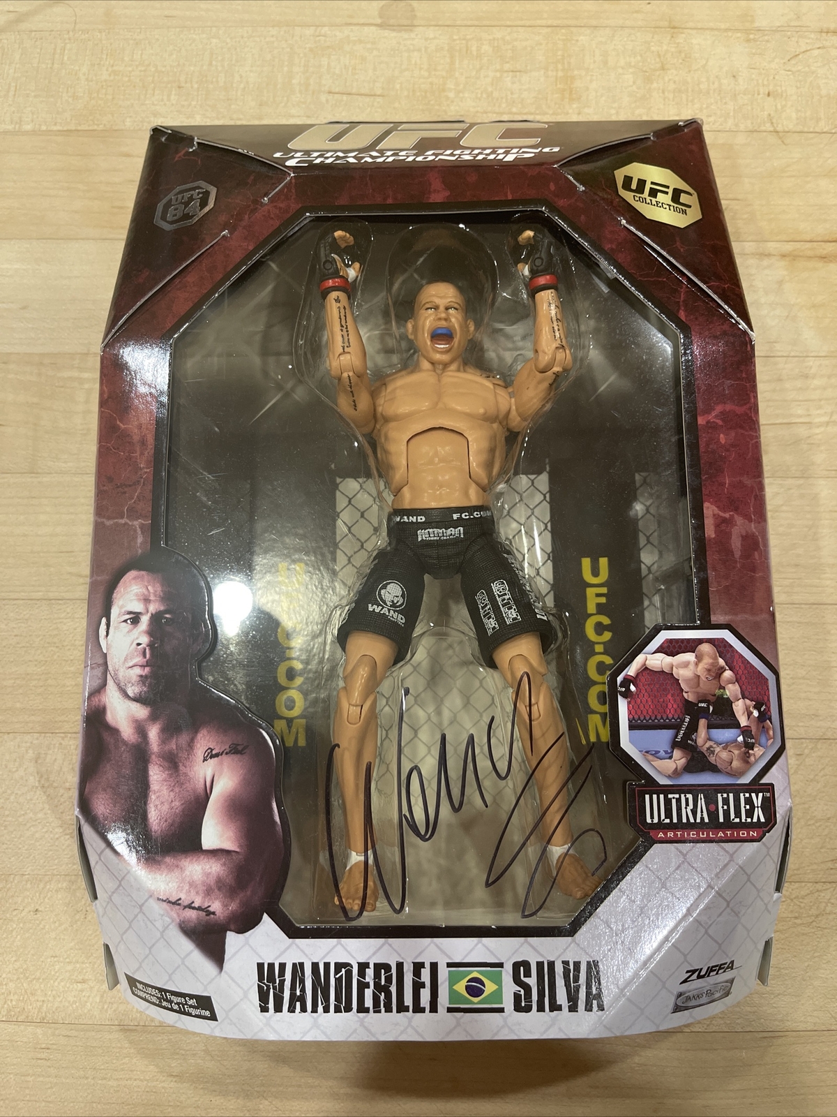 Pride UFC Signed Signed Autograph Wanderlei Silva Action Figure ...