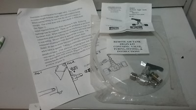 AIR COMPRESSOR DRAIN KIT REMOVE MOISTURE PREVENT RUST EXT TANK LIFE ...