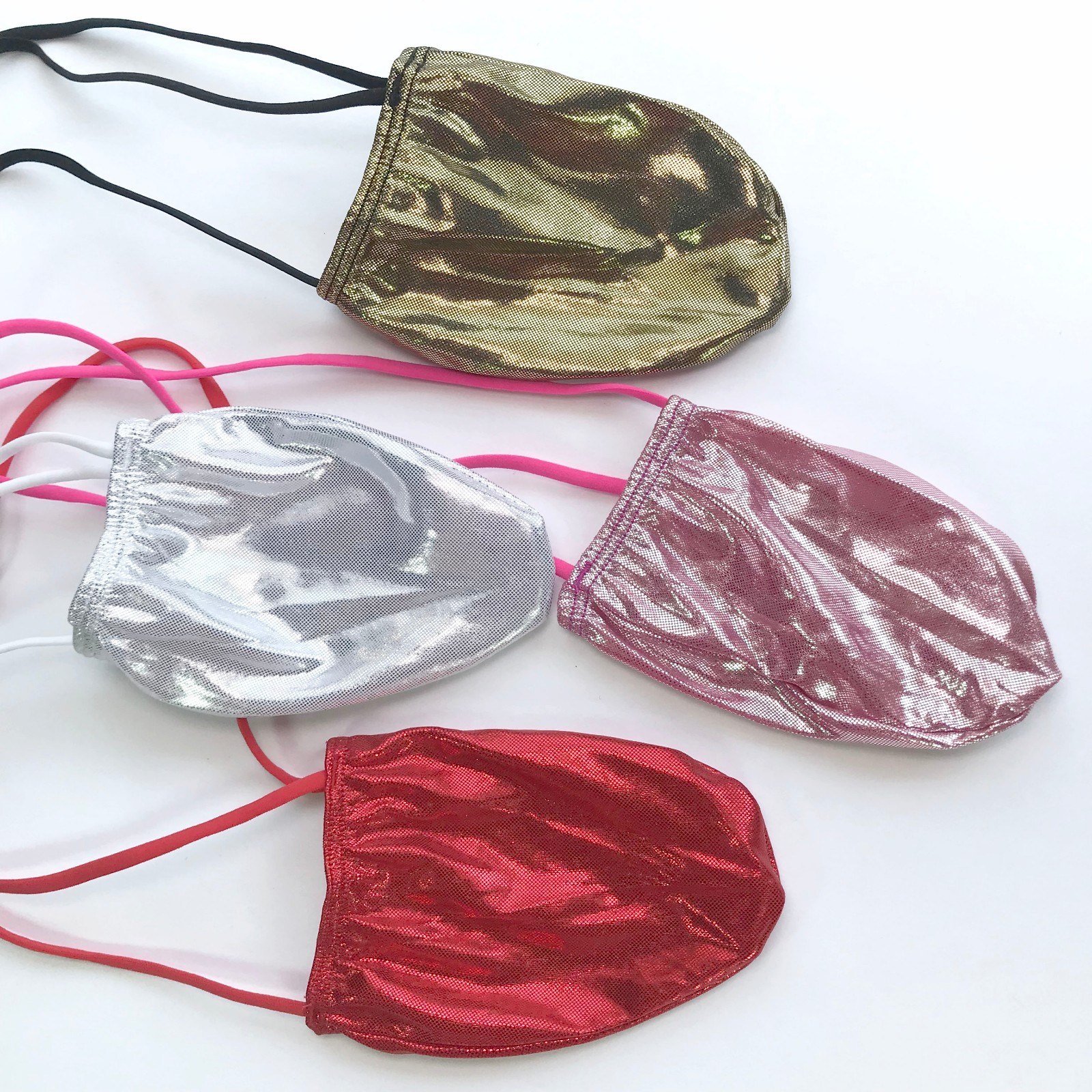 K1426 K142 Mens String Posing Pouch Thong Big pouch Foiled Metallic ...