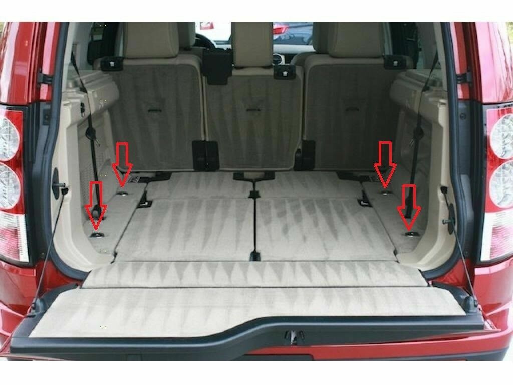 Rear Trunk Floor Style Organizer Web Cargo Net for LAND ROVER LR4 2010 ...