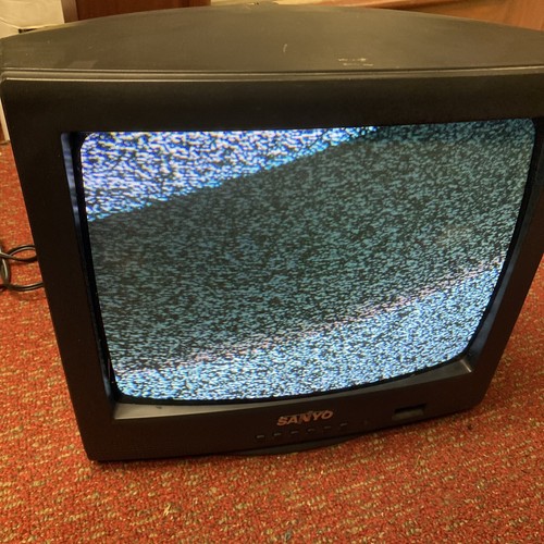 Sanyo DS13330 13" CRT Retro Gaming Color TV Tested Works No Remote | eBay