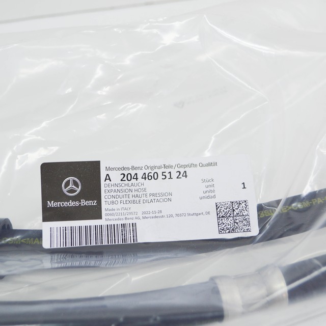 Mercedes-Benz C W204 Power Steering Expansion Hose LHD A2044605124 ...