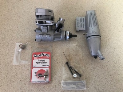Vintage O. S. Max-25AX R/C Engine with exhaust and filter | eBay