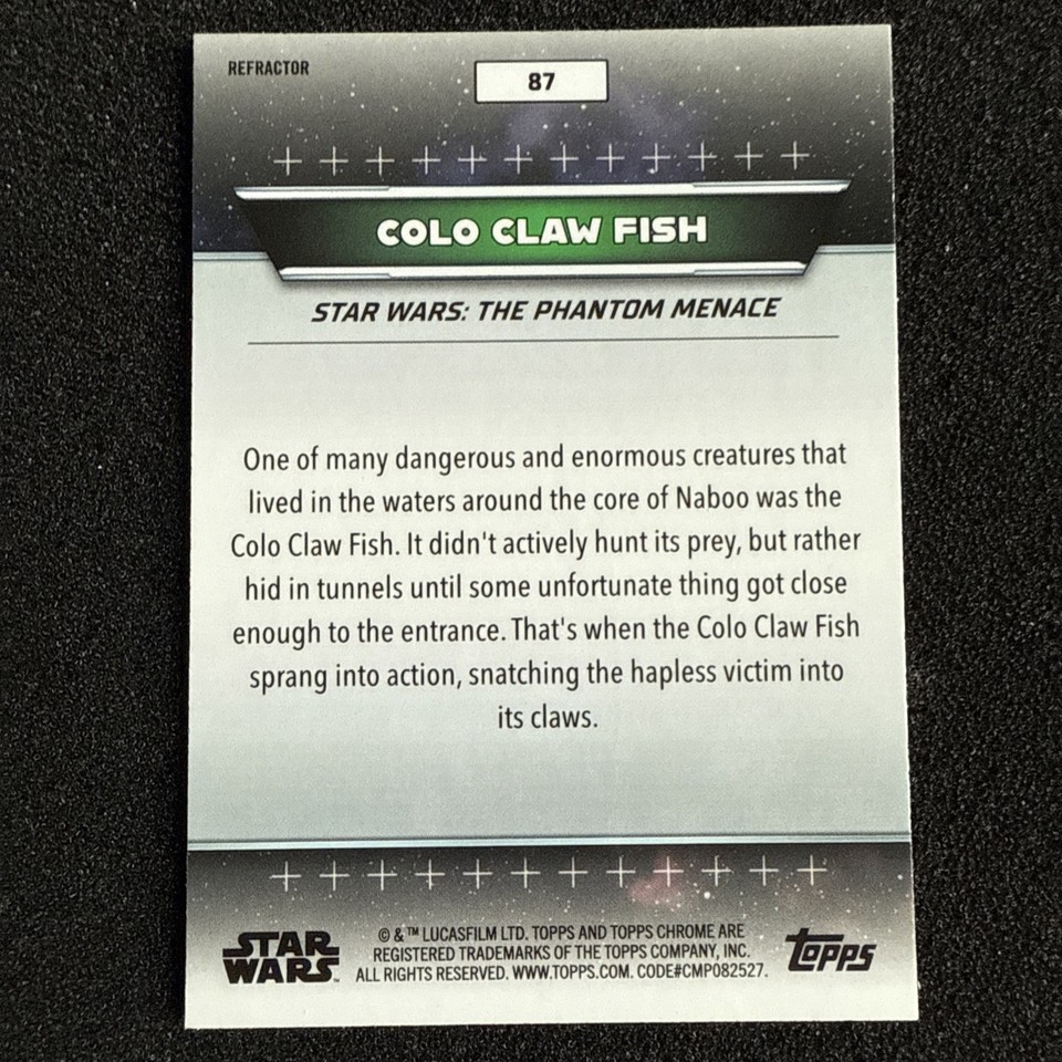 2024 Topps Chrome Star Wars Hyperspace #87 Colo Claw Fish REFRACTOR | eBay