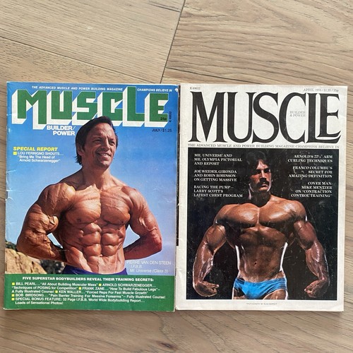 Lot Of 2 Muscle Builder Magazine (July 1975 & April 1976) Mentzer, Van ...