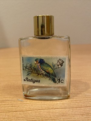 Antigua Fragrance Bottle Parrot Stamp EMPTY PERFUME BOTTLE | eBay