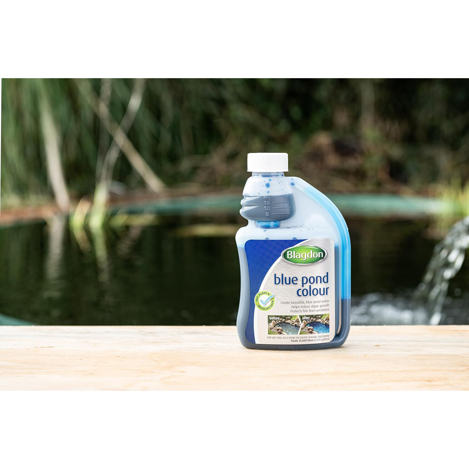 Blagdon Blue Pond Colour, Pond Dye Reduced Algae Growth Fish Koi Safe ...