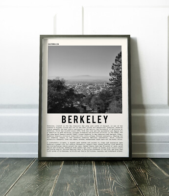 Berkeley, California Print, Berkeley Poster, Berkeley Wall Art Berkeley ...
