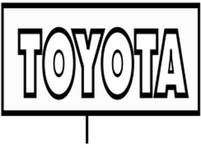 75444-0C020 Toyota Plate, back door name, no.4 754440C020, New Genuine ...