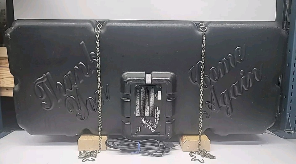 LARGE FALLON NEON HORIZONTAL OPEN SIGN RED LETTERS w/ BLUE BOARDER 34 ...