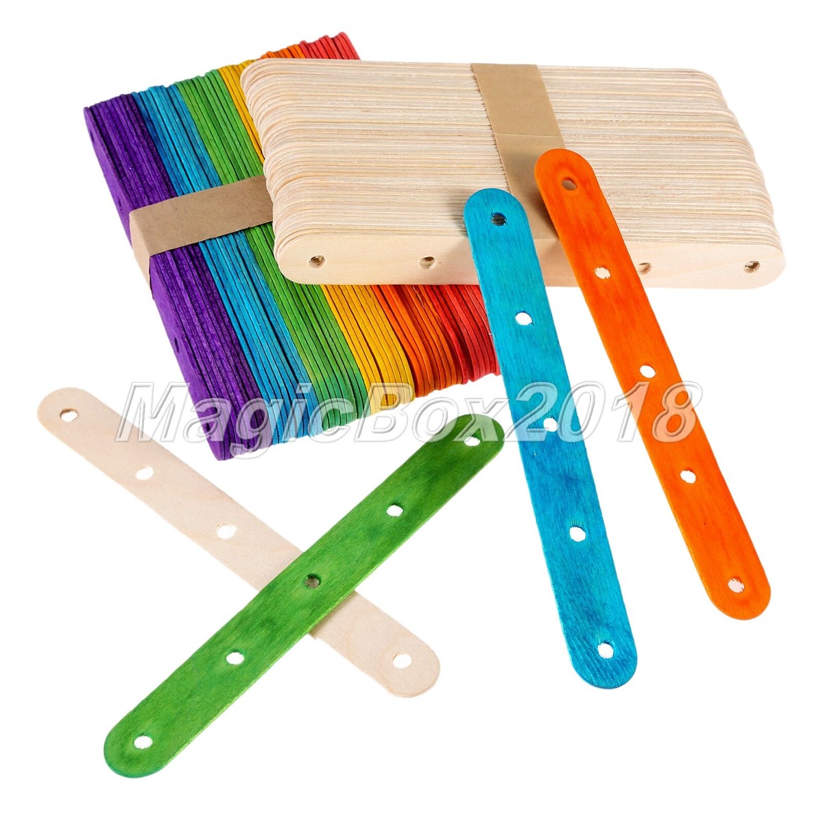 Popsicle Stick Jumbo Wooden Lollipop Craft Sticks