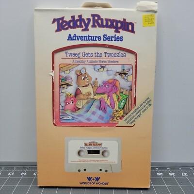 Vtg Teddy Ruxpin Adventure Series Tweeg Gets The Tweezles Book ...