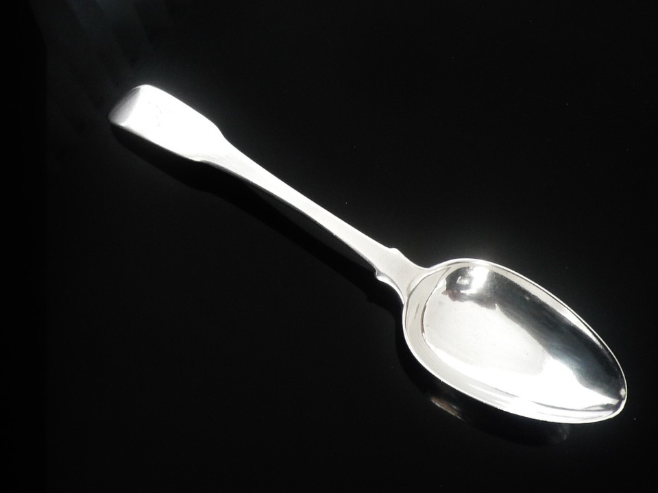 Indian Colonial Silver Serving Spoon, William Henry Twentyman Calcutta ...