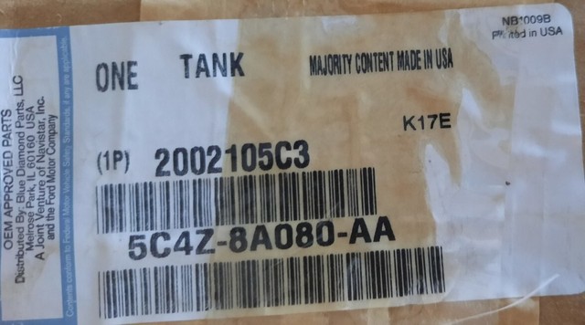 2002105C3 OEM International Coolant Reservoir Tank Ford 5c4z8a0800aa ...