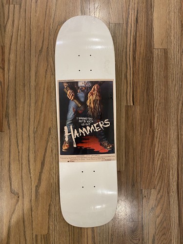 Jim Greco Deathwish Hammers shaped dipped white skateboard deck | eBay