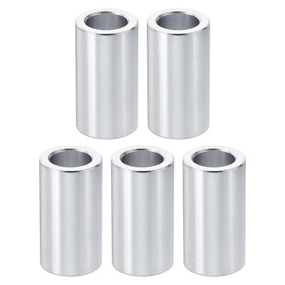 M10 Aluminum Spacers, 5 Pcs Metal Spacer Aluminum 10.2mm ID x 16mm OD x ...