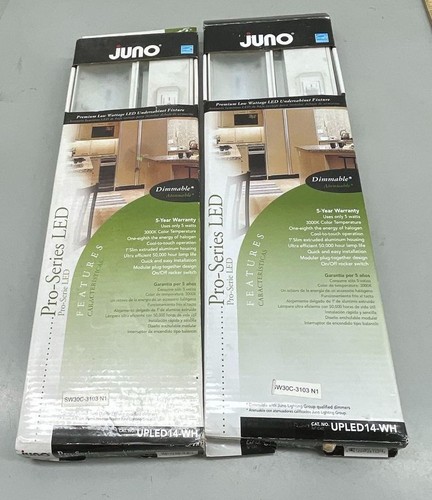 Lot of 2 Juno Pro Series 14 In Hardwired/plug In Under Cabinet Led ...