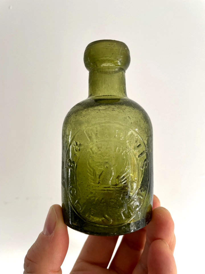 RARE CHESTER R. DAVIS GLASS SELTZER BOTTLE | eBay UK