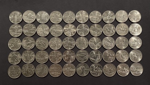 1999-2008 US State Quarters Complete Set of 50 **FREE SHIPPING** | eBay