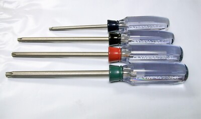 Torx Screwdriver Set of 4 - T27, T40, T45 & T50 Made in USA | eBay