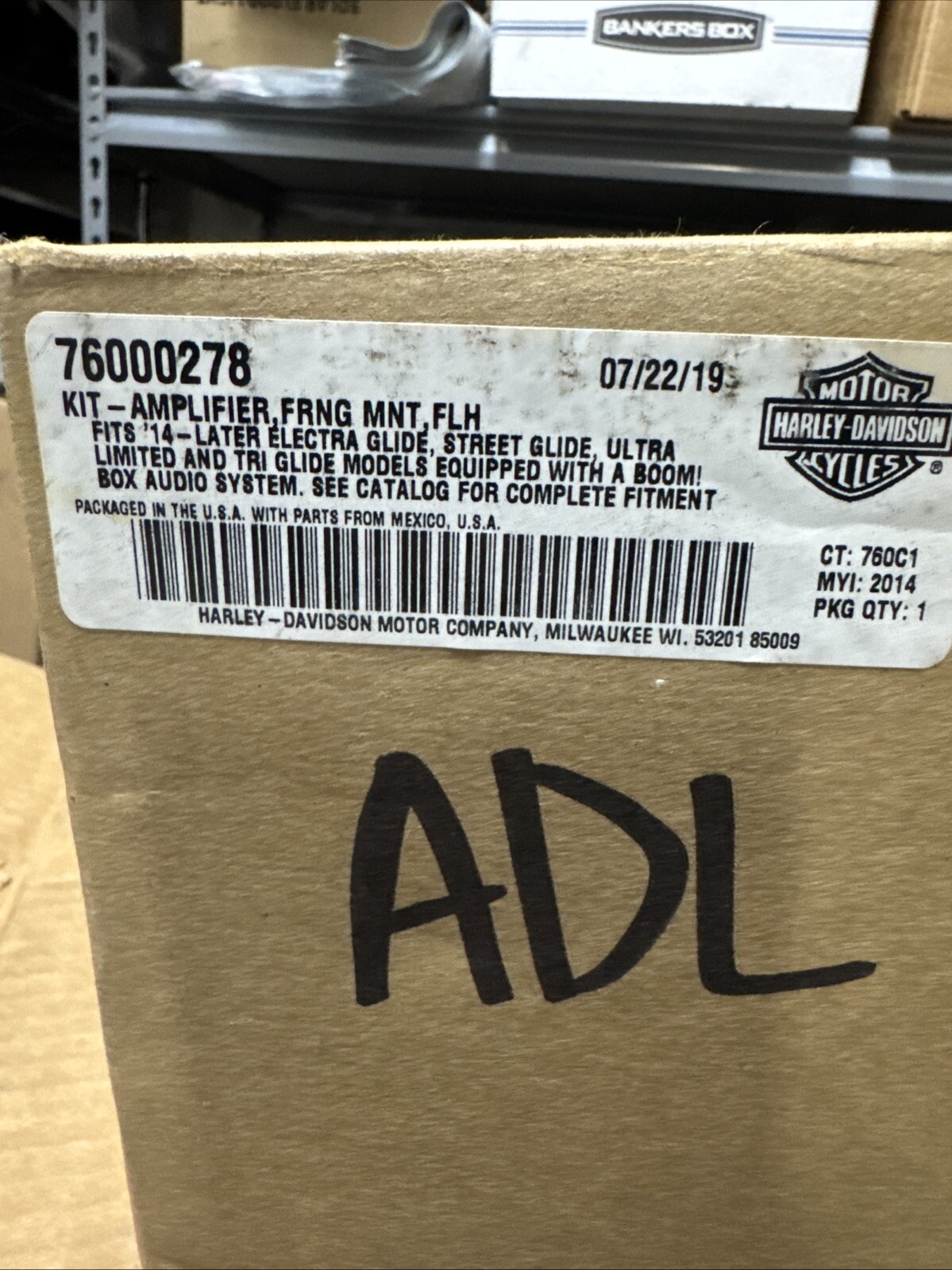 Harley Boom Audio 14 Up Flh Amplifier Kit 76000278 | eBay