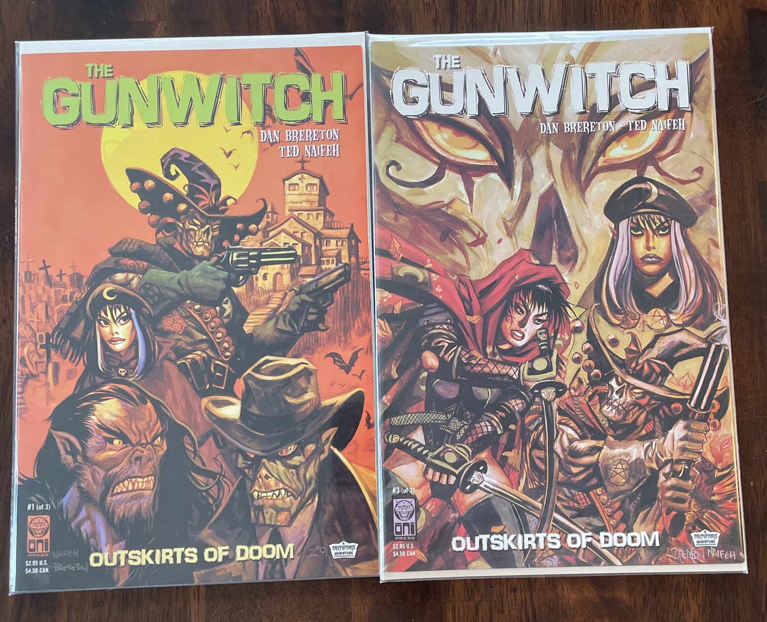 The Gunwitch: Outskirts Of Doom 1&3 NM, 2001, Dan Brereton, Oni Press | eBay