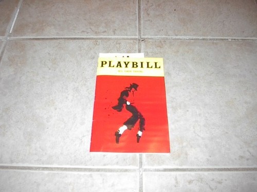 MJ (Michael Jackson) Playbill, Neil Simon Theatre, from January 2023 w ...