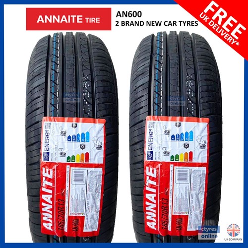 2X New 185 70 13 ANNAITE AN600 86T 185/70R13 185 70 13 *B WET GRIP* (2 ...