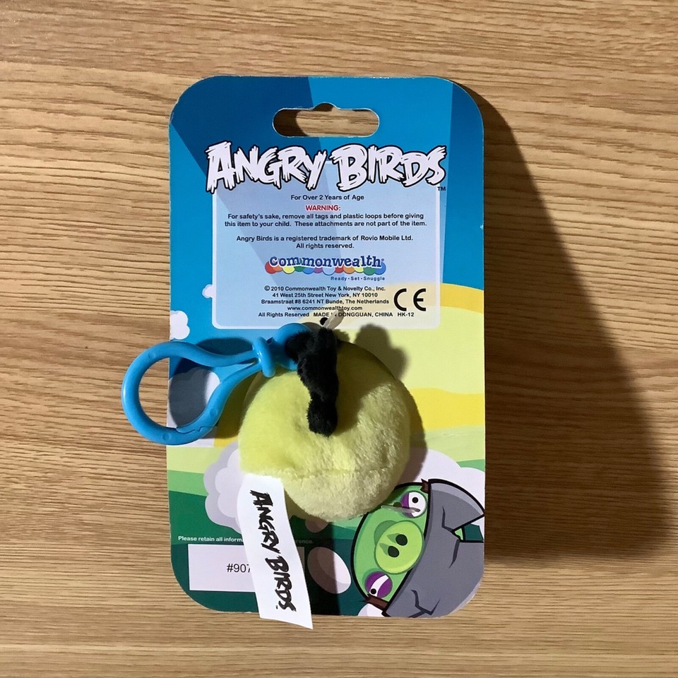 Angry Birds Yellow Bird Plush Backpack Clip | eBay