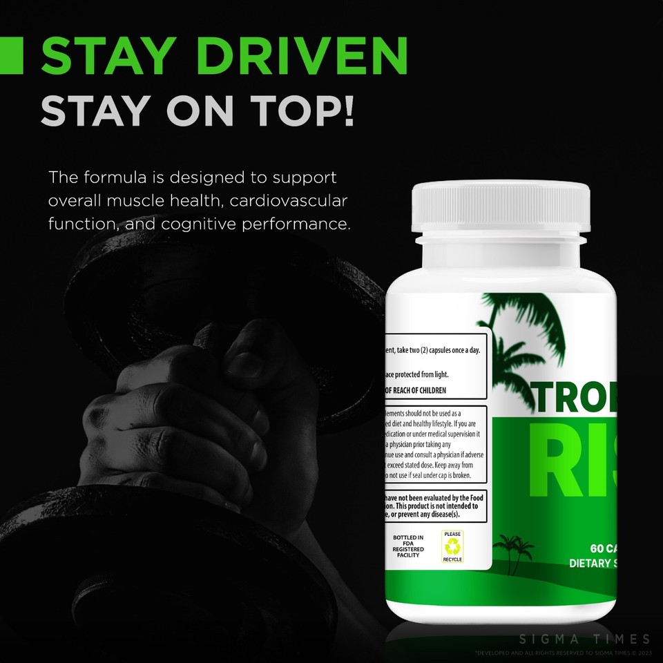 (2 Pack) Tropical Rise Pills, TropicalRise Supports Male Vitality ...