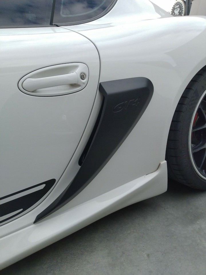 Fit for 06-12 Porsche 987 Cayman Side Air Scoop Vents Intake G Style ...