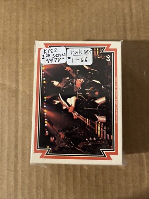 KISS 1978 Series 1 Trading Card AUCOIN Complete Set 1-66 NRMINT | eBay