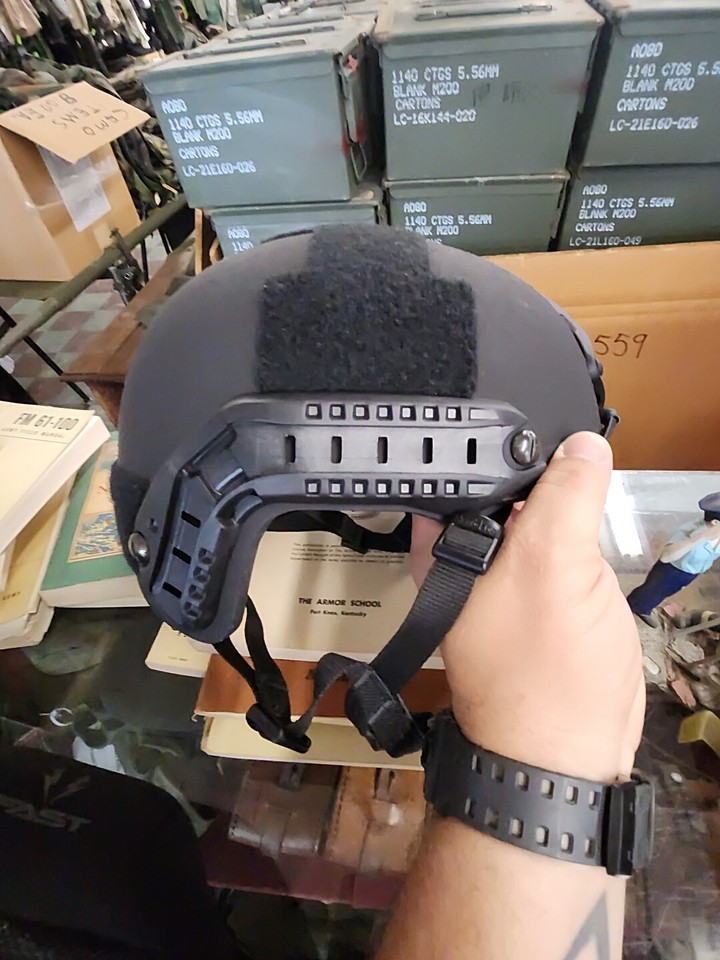 OPS-CORE FAST LE HIGH CUT BALLISTIC TACTICAL HELMET black SIZE XLARGE ...