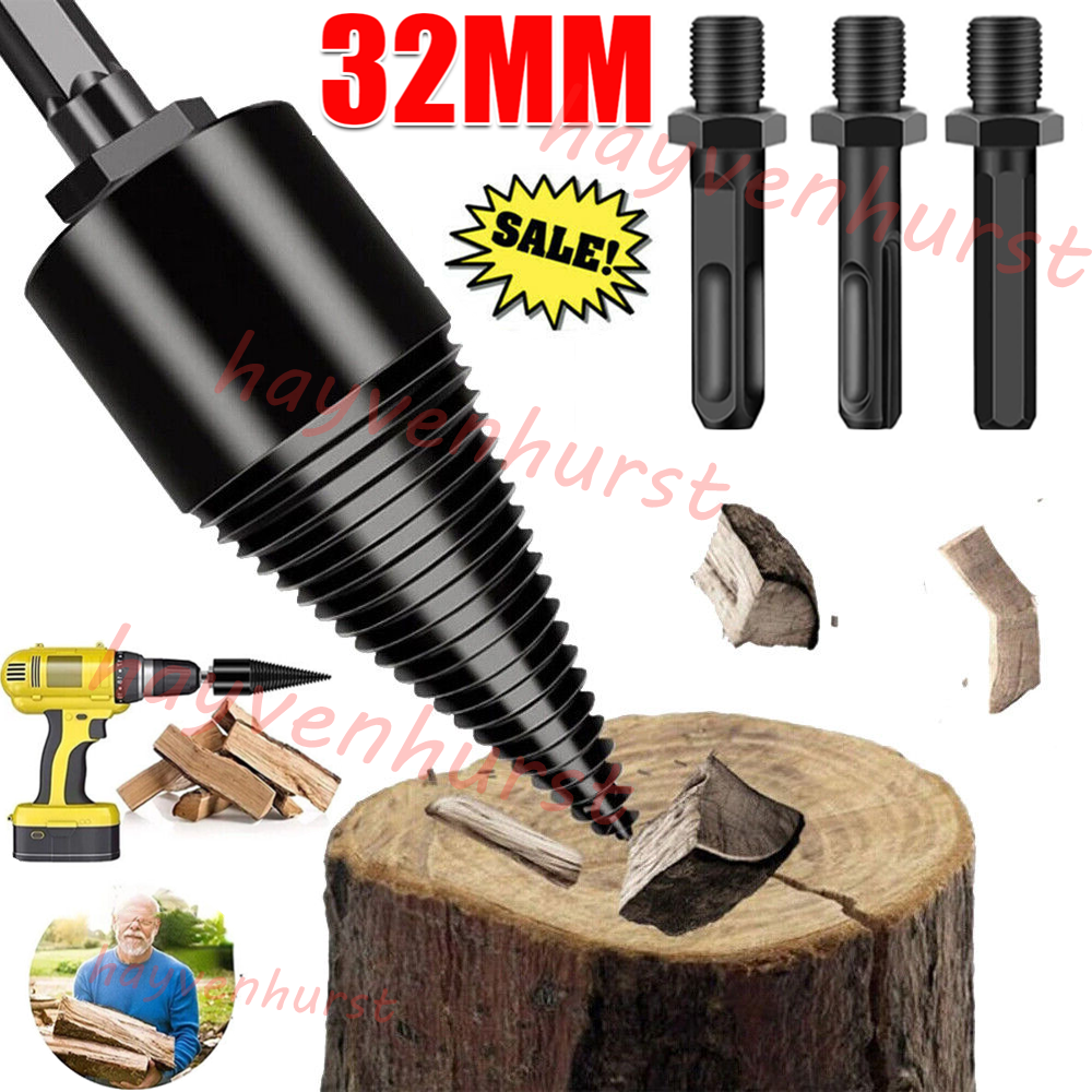 High Speed Twist Firewood Drill Bit Wood Splitter Screw Splitting Cone ...