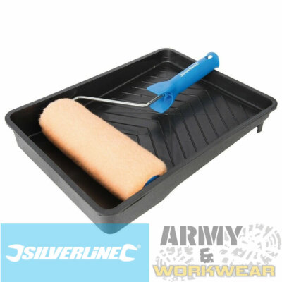 9" Roller & Tray Set Emulsion Paints Roller Kit Medium Pile Decorating ...