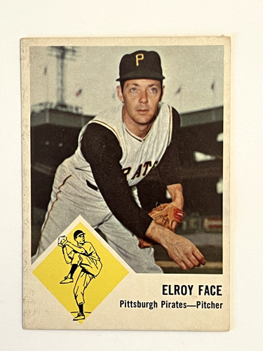 1963 FLEER # 57 ELROY FACE - Poor | eBay