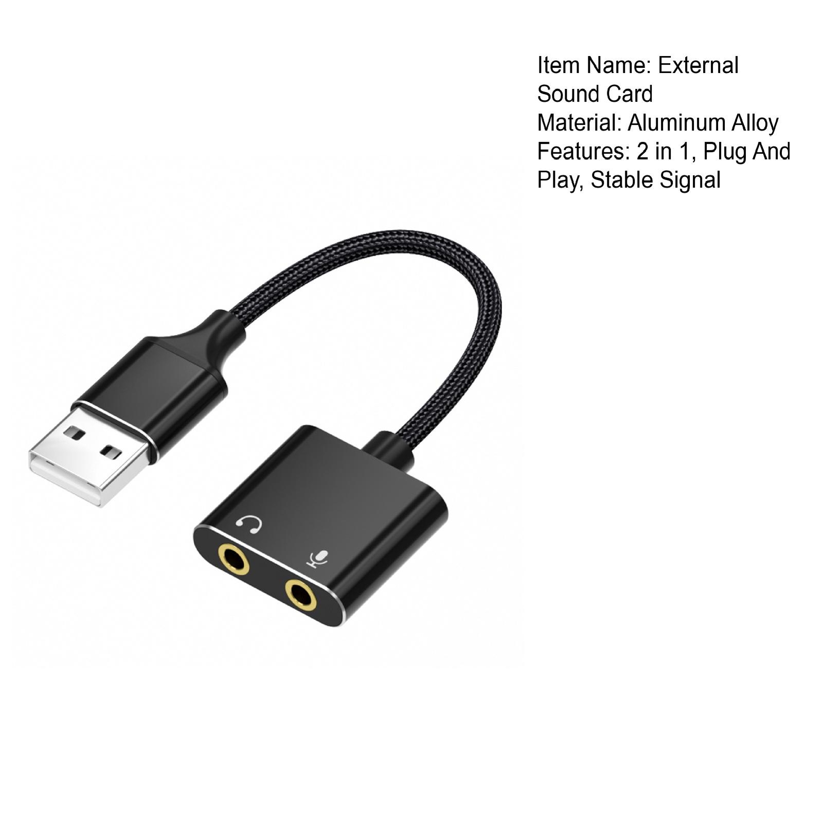 Usb Sound Card Driver Free Audio Conversion Sound Card with 3.5mm ...