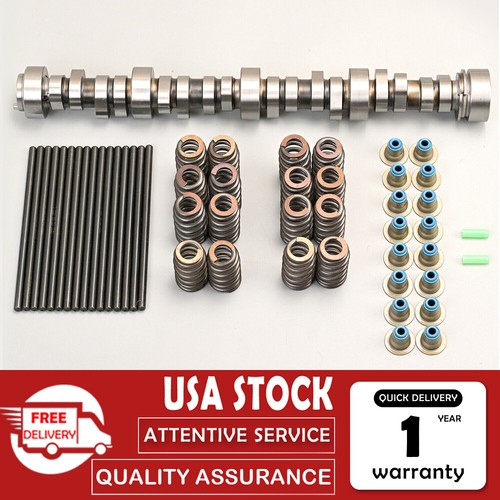 Stage 4 LS Turbo Cam Camshaft Kit w/ Pushrods For LS1 LS2 LS3 4.8 5.3 6 ...