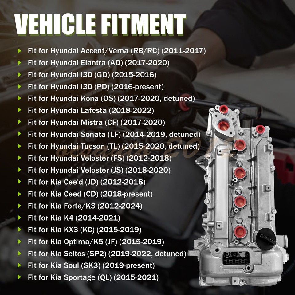NEW G4FJ 1.6T Turbo 4 Cyl T-GDI Engine Motor for 16-18 Hyundai Tucson ...