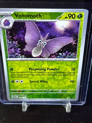 Reverse Holo Venomoth 049/165 Scarlet and Violet 151 Pokemon TCG | eBay