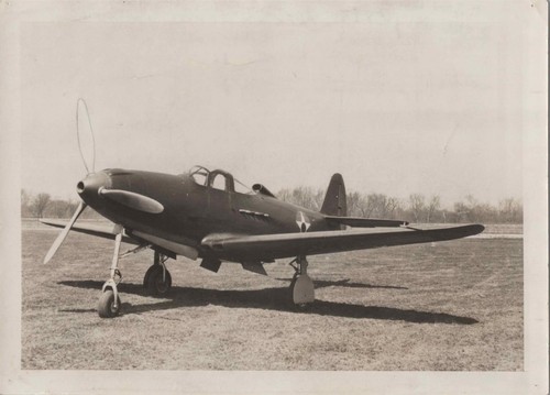 BELL P-39 AIRACOBRA PATTERSON FIELD OHIO VINTAGE ORIGINAL 1941 PRESS ...