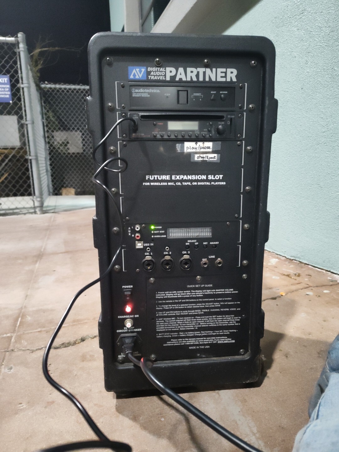 AmpliVox Digital Audio Travel Partner S1297 with Audio technica ATW ...