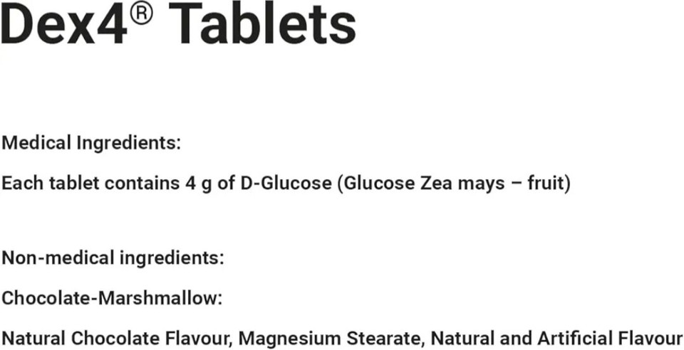 Dex4 Fast Acting Glucose Chewable Tablet- Chocolate Marshmallow Coco | eBay
