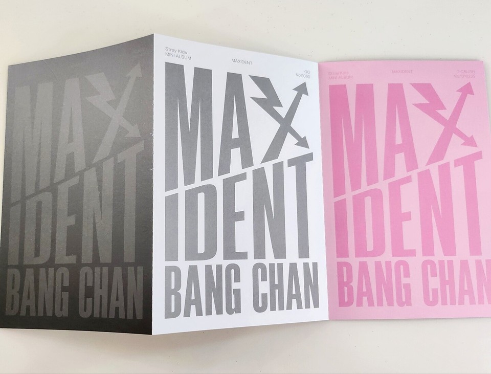 STRAY KIDS Mini Album 'MAXIDENT' Official Photo Cards, Mini Poster, 4 ...