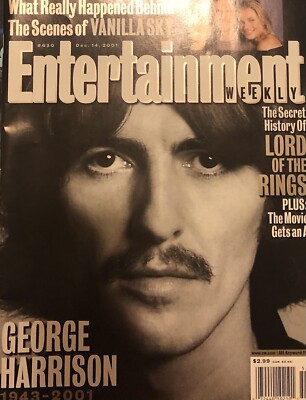 ENTERTAINMENT WEEKLY Magazine (Dec 2001) GEORGE HARRISON Tribute 1943 ...