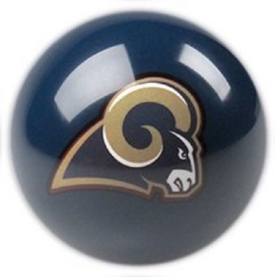 BLUE LOS ANGELES RAMS BALL NFL BILLIARD GAME POOL TABLE CUE 8 BALL ...