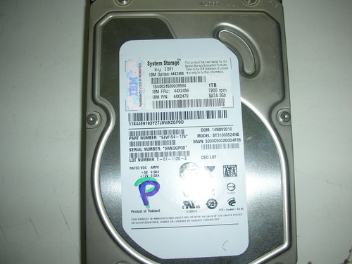 Seagate IBM 44X2459 1TB ST31000524NS 100579470 REV B | eBay