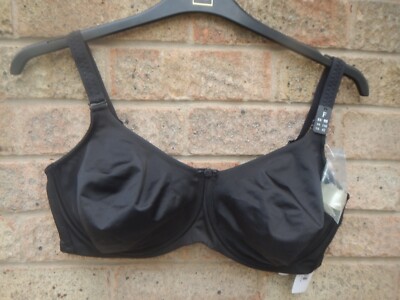 LISCA VICTORIA BLACK SIZE 42F UNDERWIRED BRA WITH SET OF SEE THRU ...